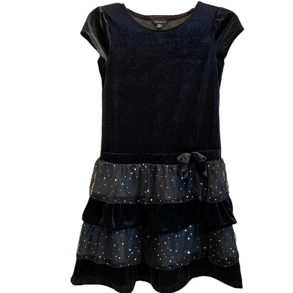 George | Dresses | George Black Lace Party Dress 416 | Poshmark